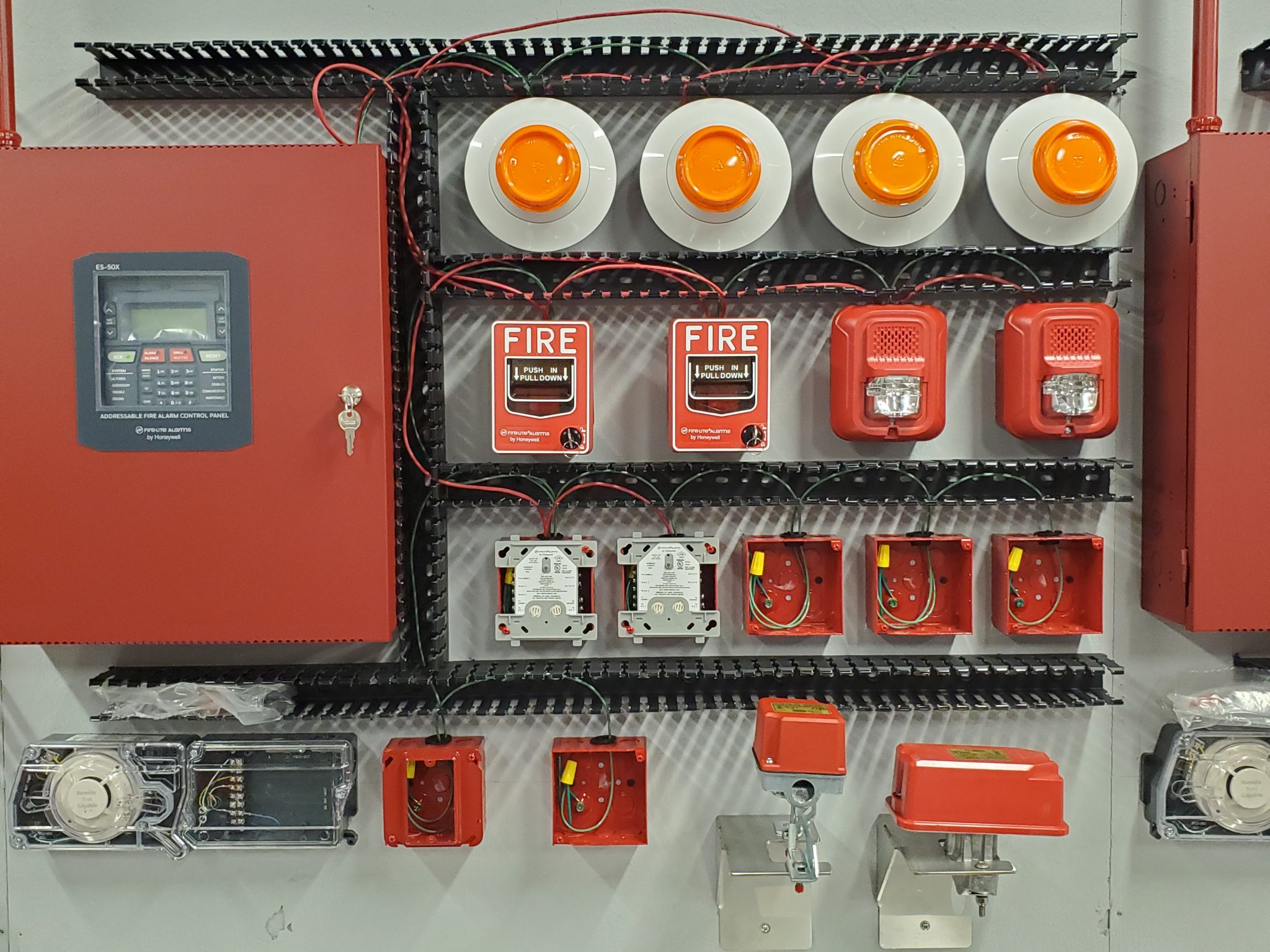 Renovations Complete on Electrical Trads Center Fire Alarm Lab