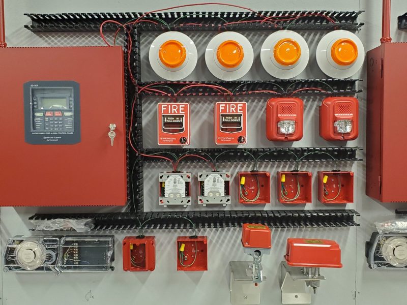 Renovations Complete on Electrical Trads Center Fire Alarm Lab